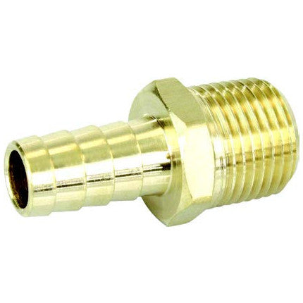 Male Threaded Hose Tails (Brass) - Straight